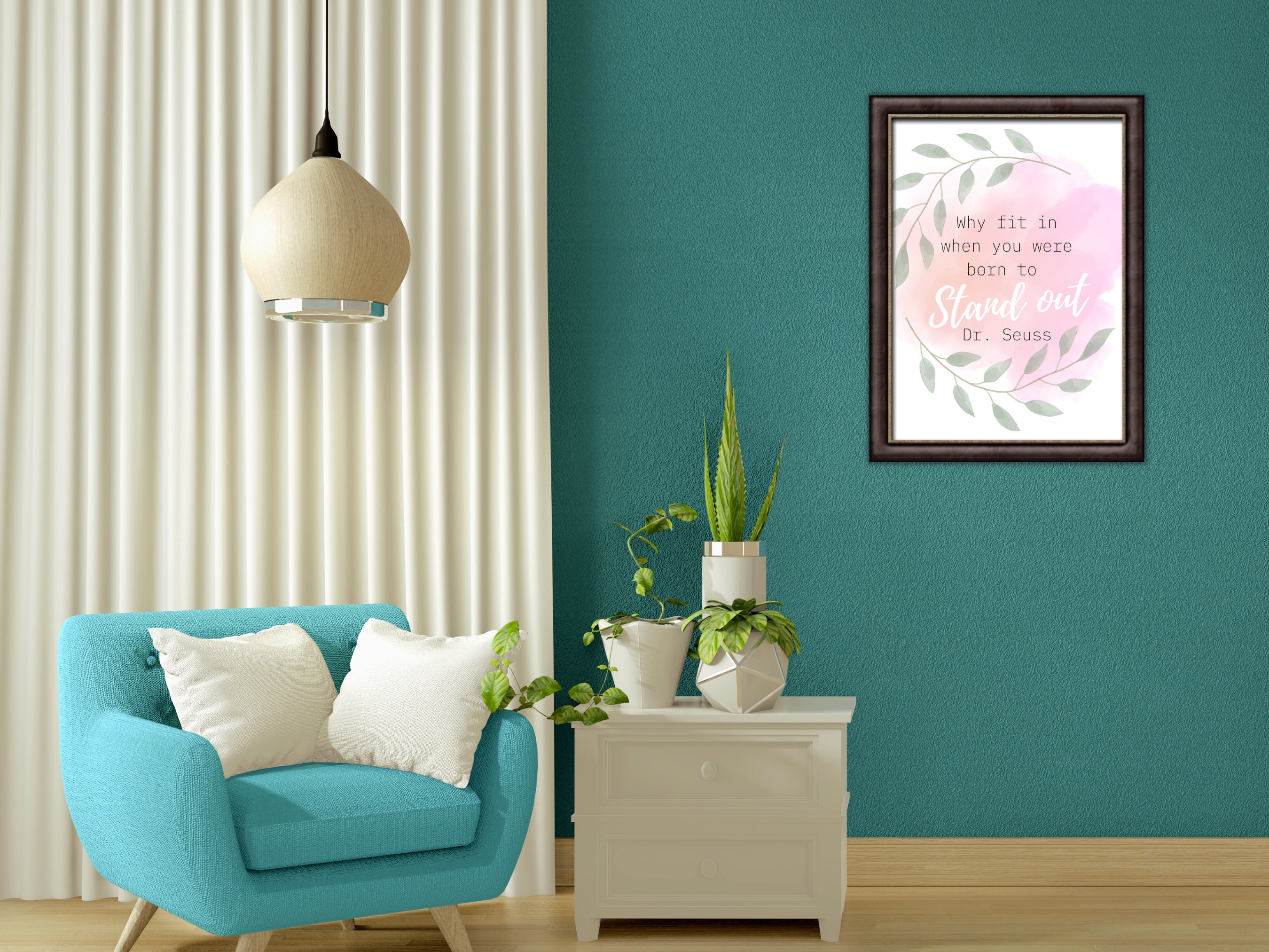 Dr. Seuss Wall Art, Children Bedroom Decor, Nursery Wall Print, Dr ...