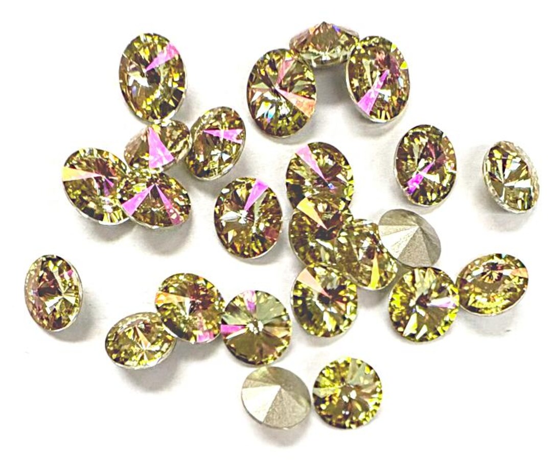 Crystal Lemon AMC SS39 Eurocrystal 1122 Rivoli - 24 Pcs - Etsy