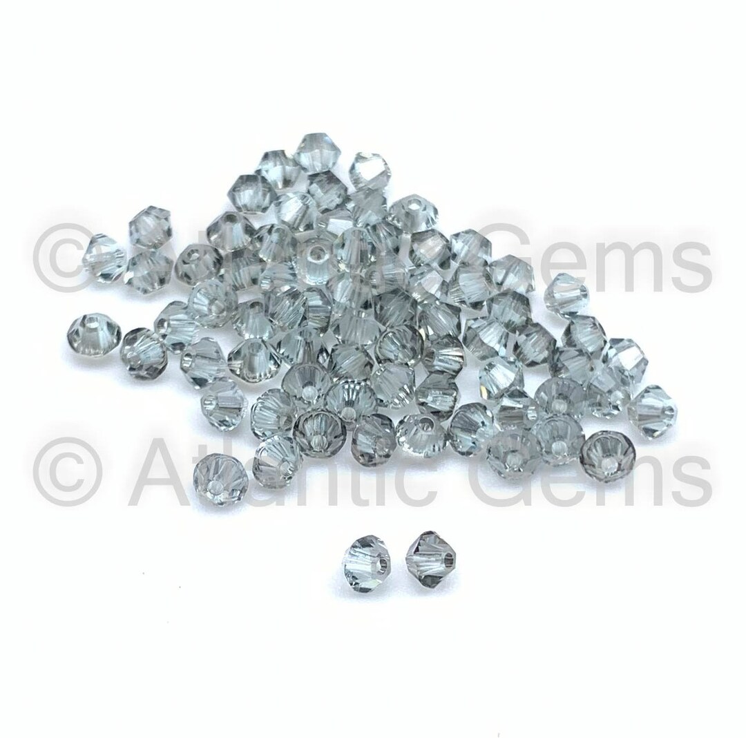 Light Azore Satin 4mm Swarovski 5328 Bicone - 72pcs - Etsy