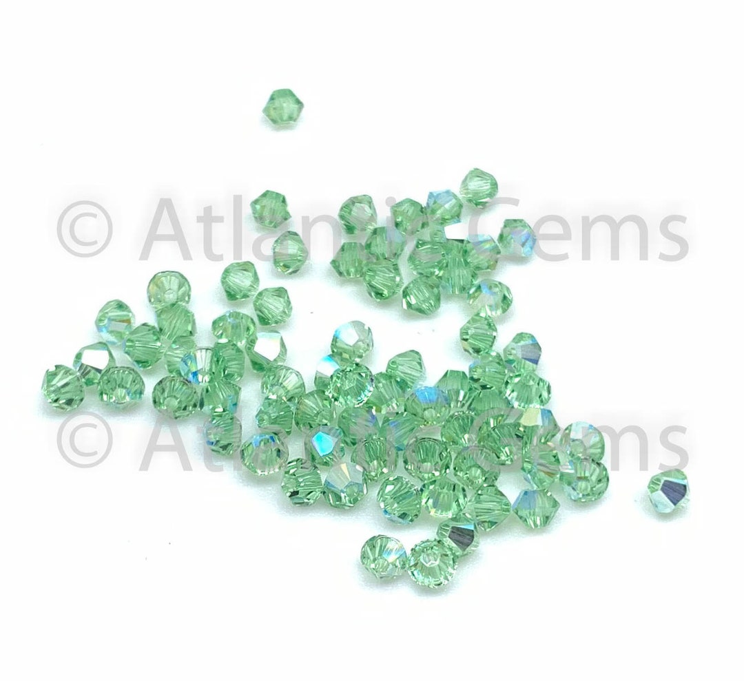Peridot AB 4mm Eurocrystal 5328 Bicone - 72pcs - Etsy