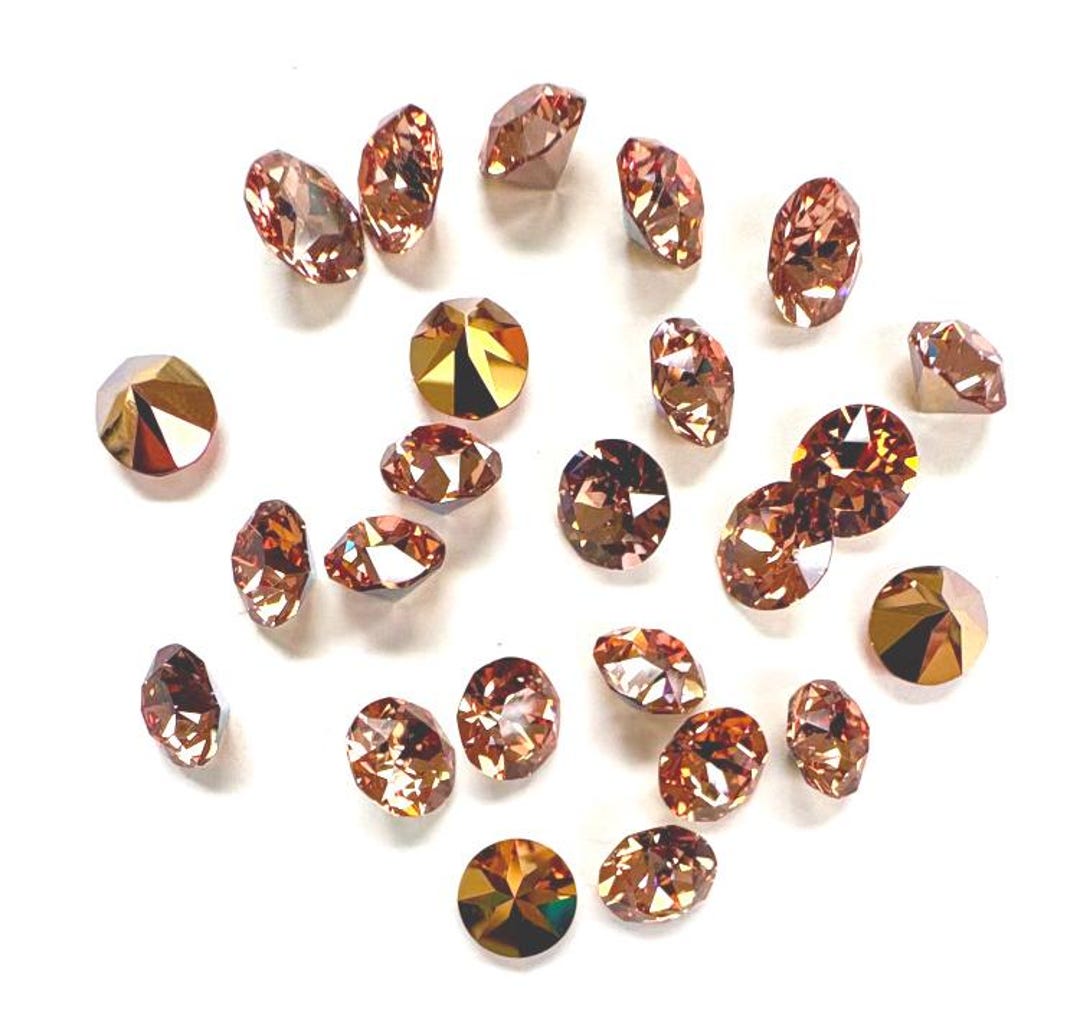 Crystal Rosaline AMC SS39 Eurocrystal 1088 XIRIUS Chaton - 24 Pcs - Etsy