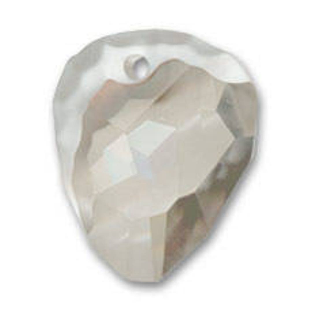 Crystal Silver Shade 35mm Swarovski 6190 Rock Pendant (top Drilled ...