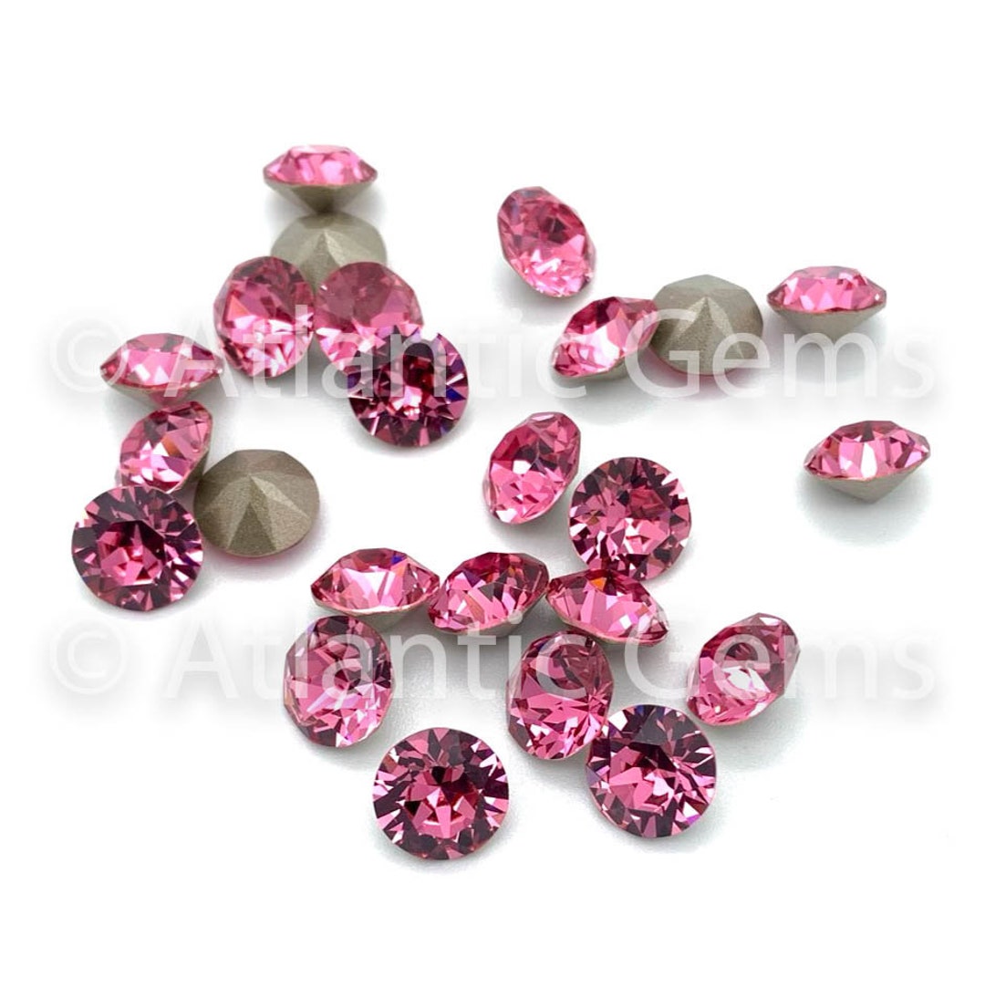 Rose SS29 Eurocrystal 1088 XIRIUS Chaton - 24 Pcs - Etsy