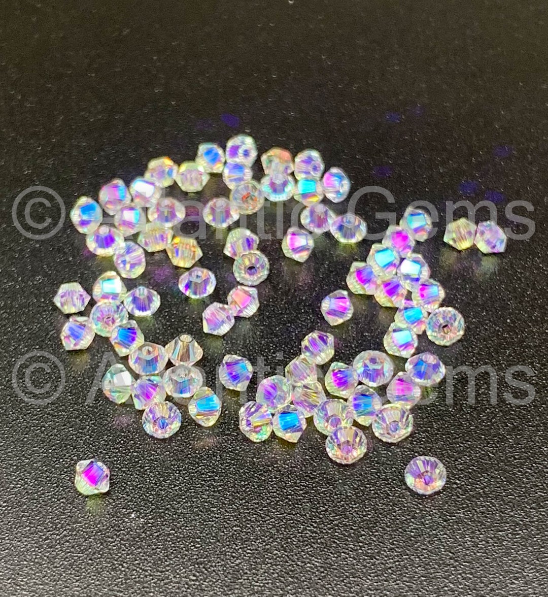 Crystal Shimmer 2X 3mm Eurocrystal 5328 Bicone - 72pcs - Etsy