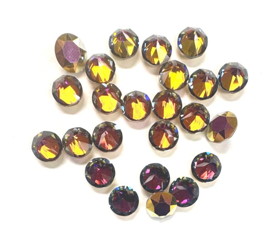 Crystal Volcano Sparkling Studs AMC SS39 Eurocrystal 1088 XIRIUS Chaton ...