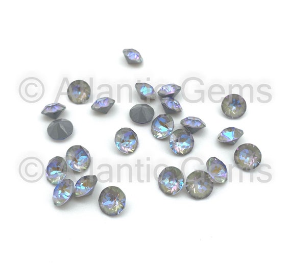 Crystal Serene Gray Delite SS39 Eurocrystal 1088 XIRIUS Chaton - Etsy