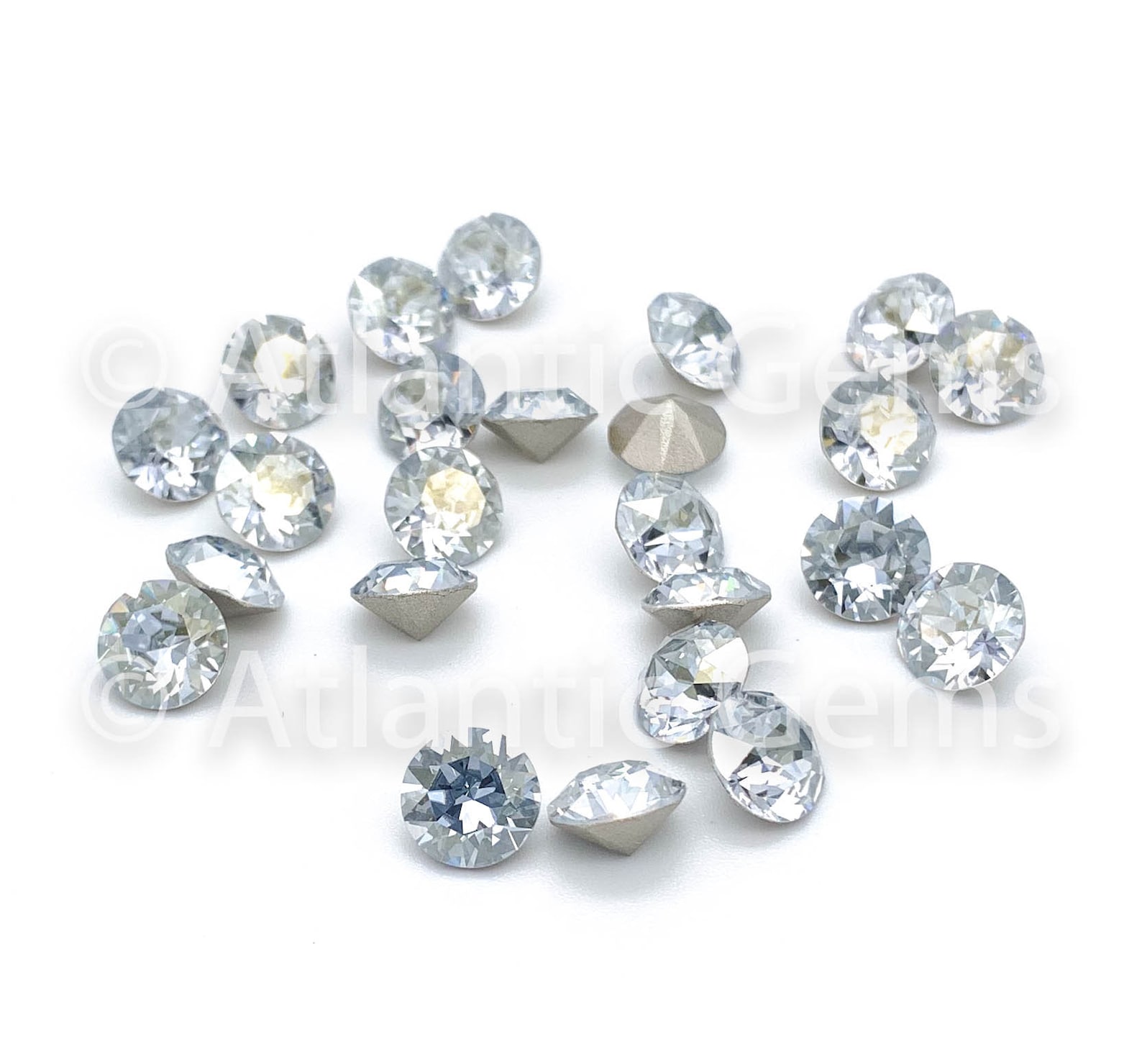 Crystal Blue Shade SS29 Swarovski 1088 XIRIUS Chaton 24 Pcs - Etsy