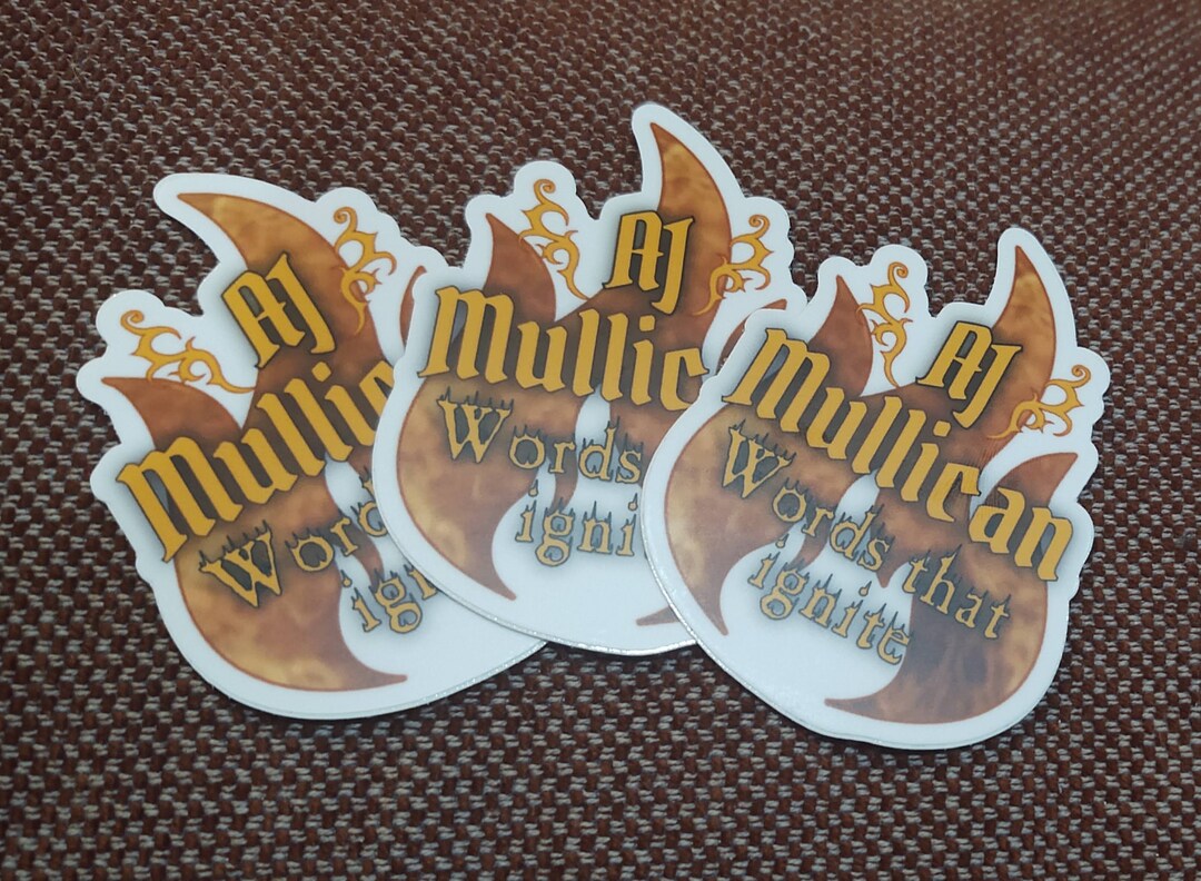 Author Logo Vinyl Stickers - Etsy