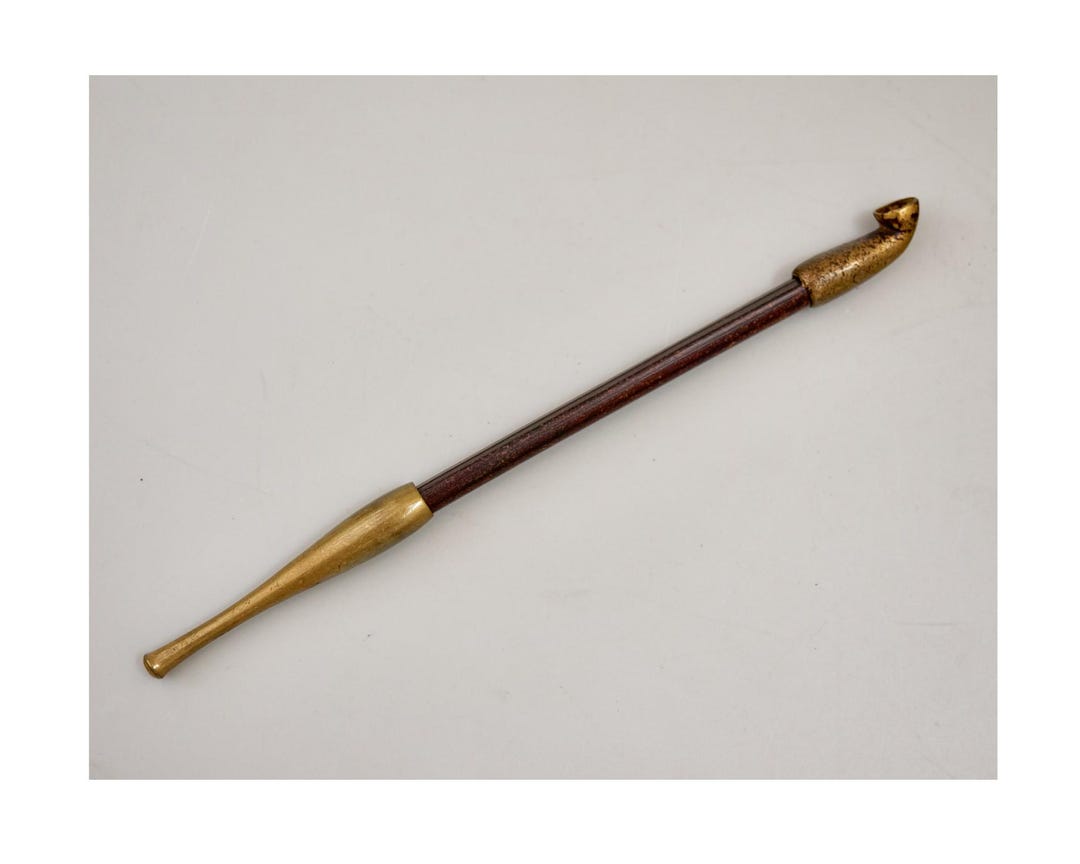 Vintage Japanese Kiseru Pipe – Tokyo Pipe – Brass and Bamboo – Early ...