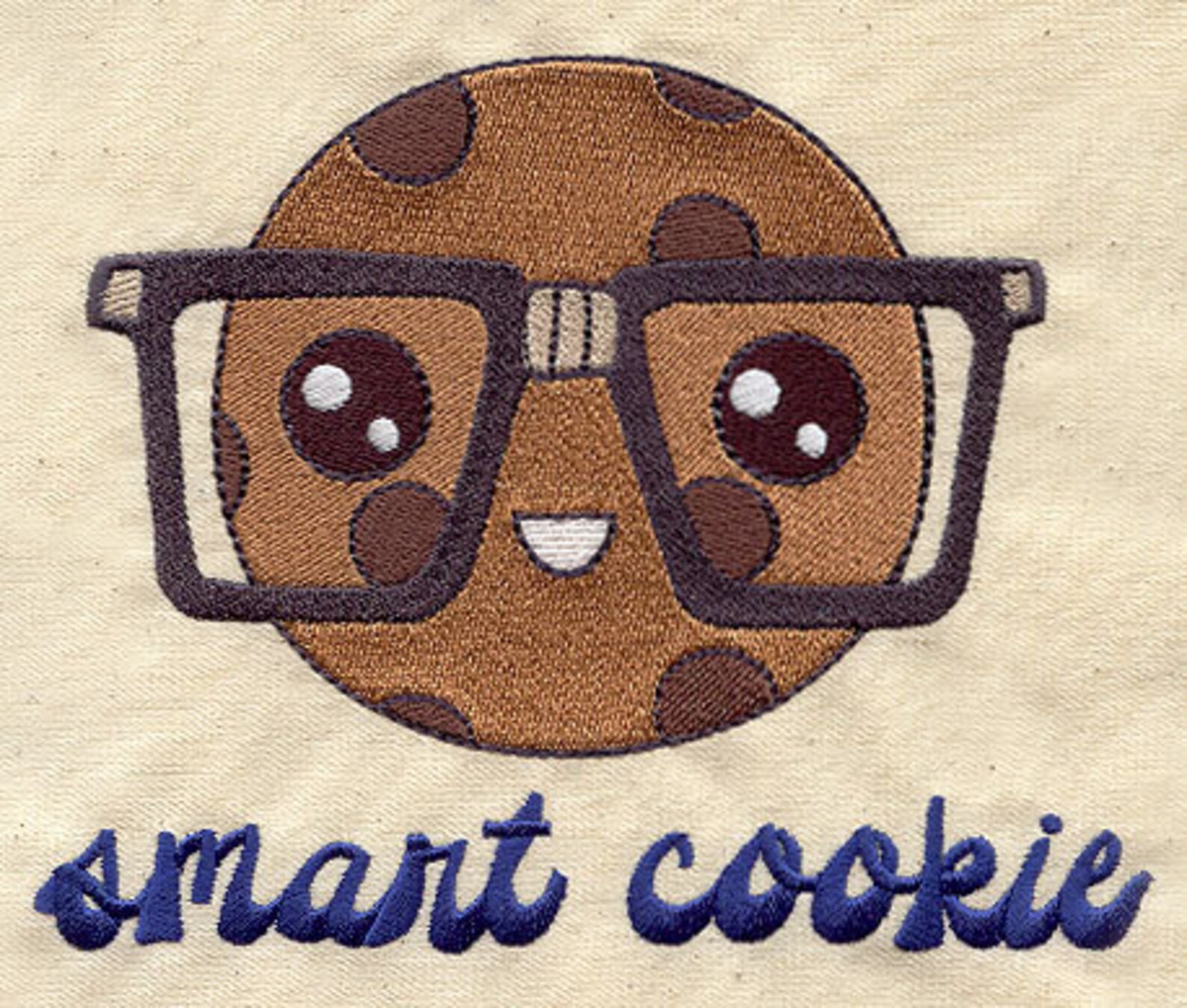 Smart Cookies Embroidered Canvas Field Bag - Etsy