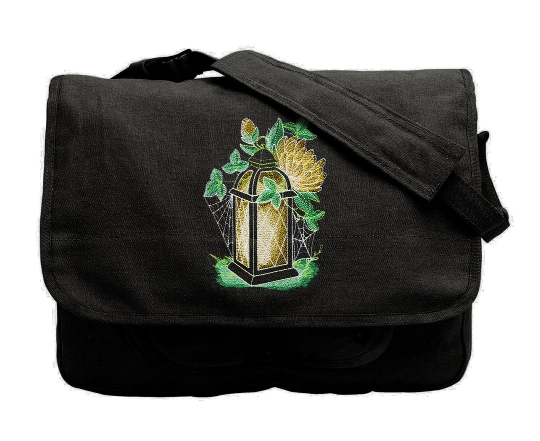 Lantern Bag, Lantern Summer Messenger Bag, Enchanted Garden - Lantern ...