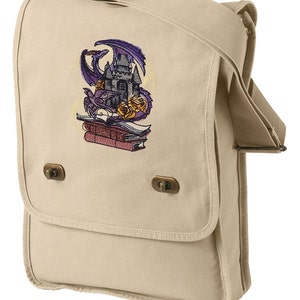 Dragon Bag, Book Bag, Fantasy Field Bag, Tomes of Imagination ...