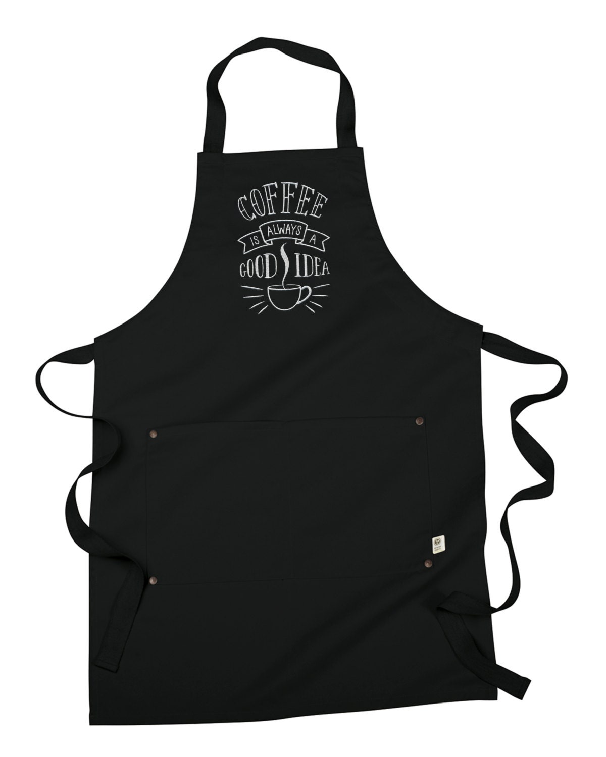 Funny Coffee Apron Server Apron Coffee is Always A Good Idea | Etsy