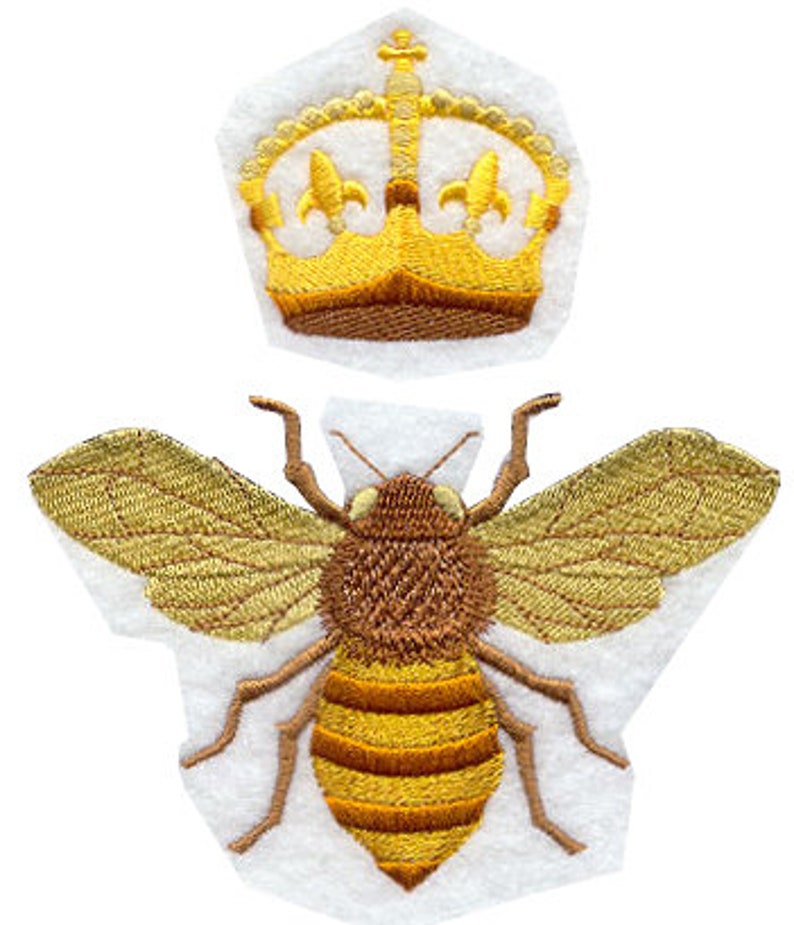 Napoleonic Bee Embroidered Canvas With Leather Accents Premium Laptop ...