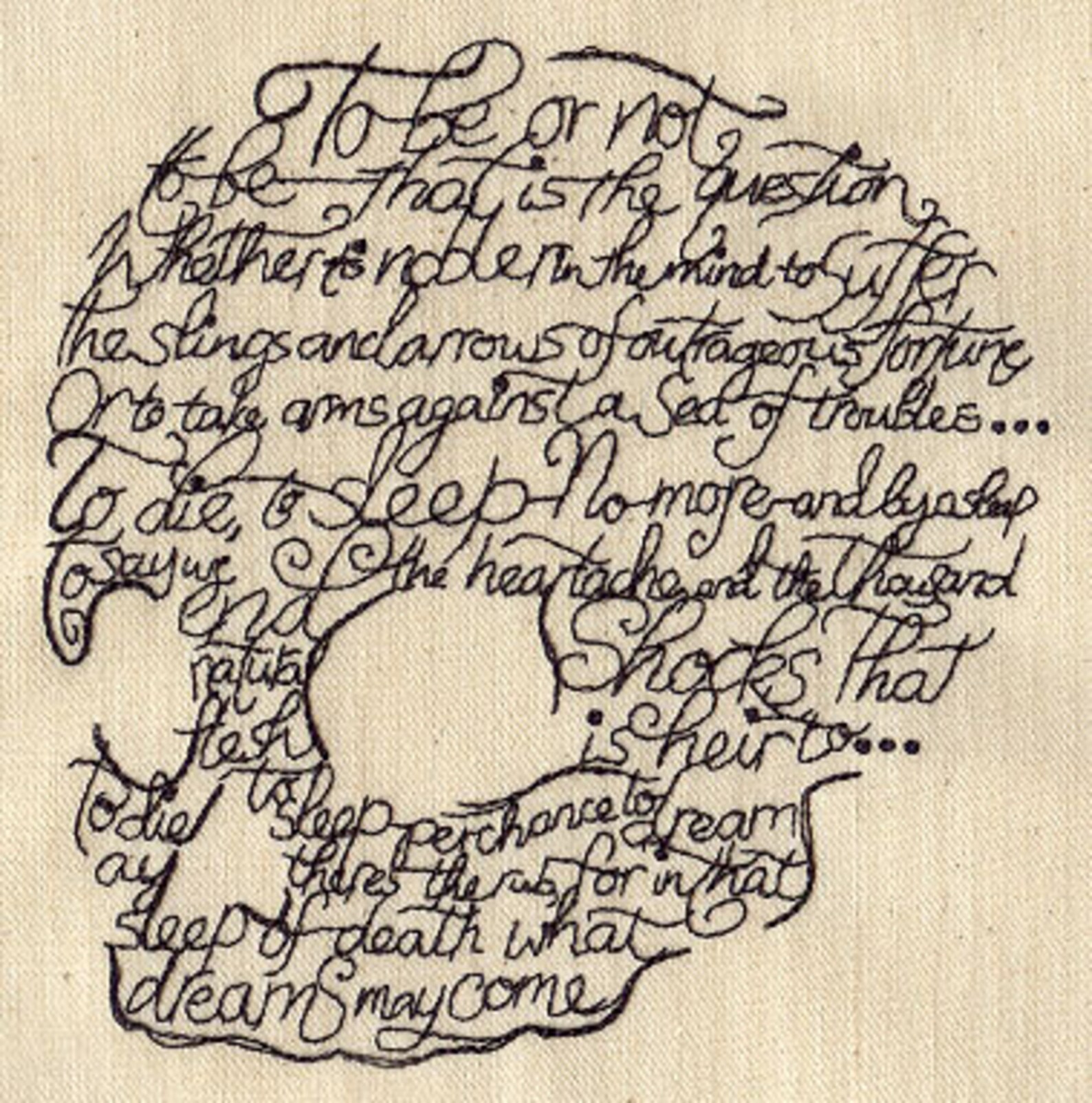 Shakespeare Skull Laptop Bag To Be or Not to Be Skull | Etsy