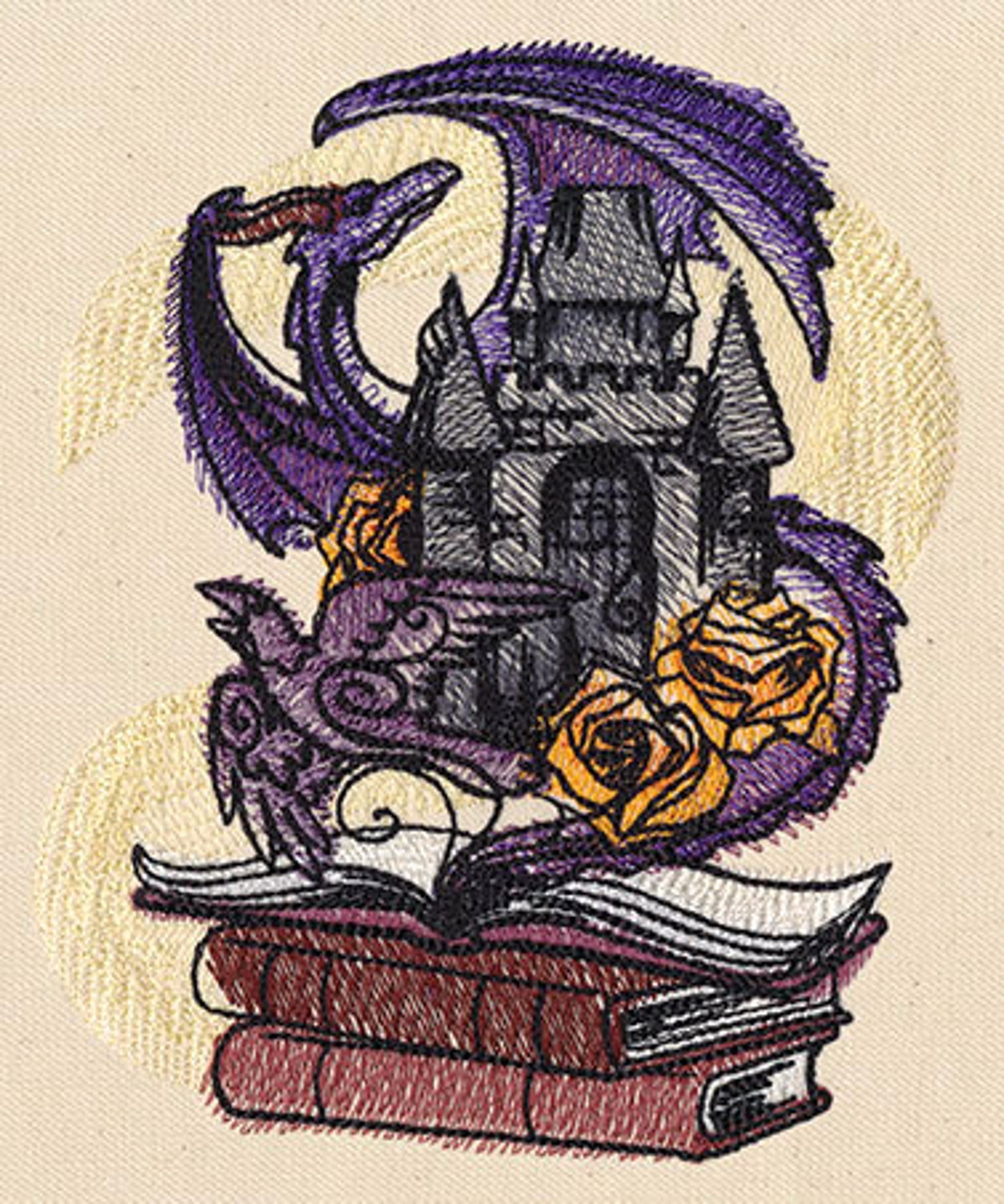Dragon Bag Book Bag Fantasy Field Bag Tomes of Imagination - Etsy