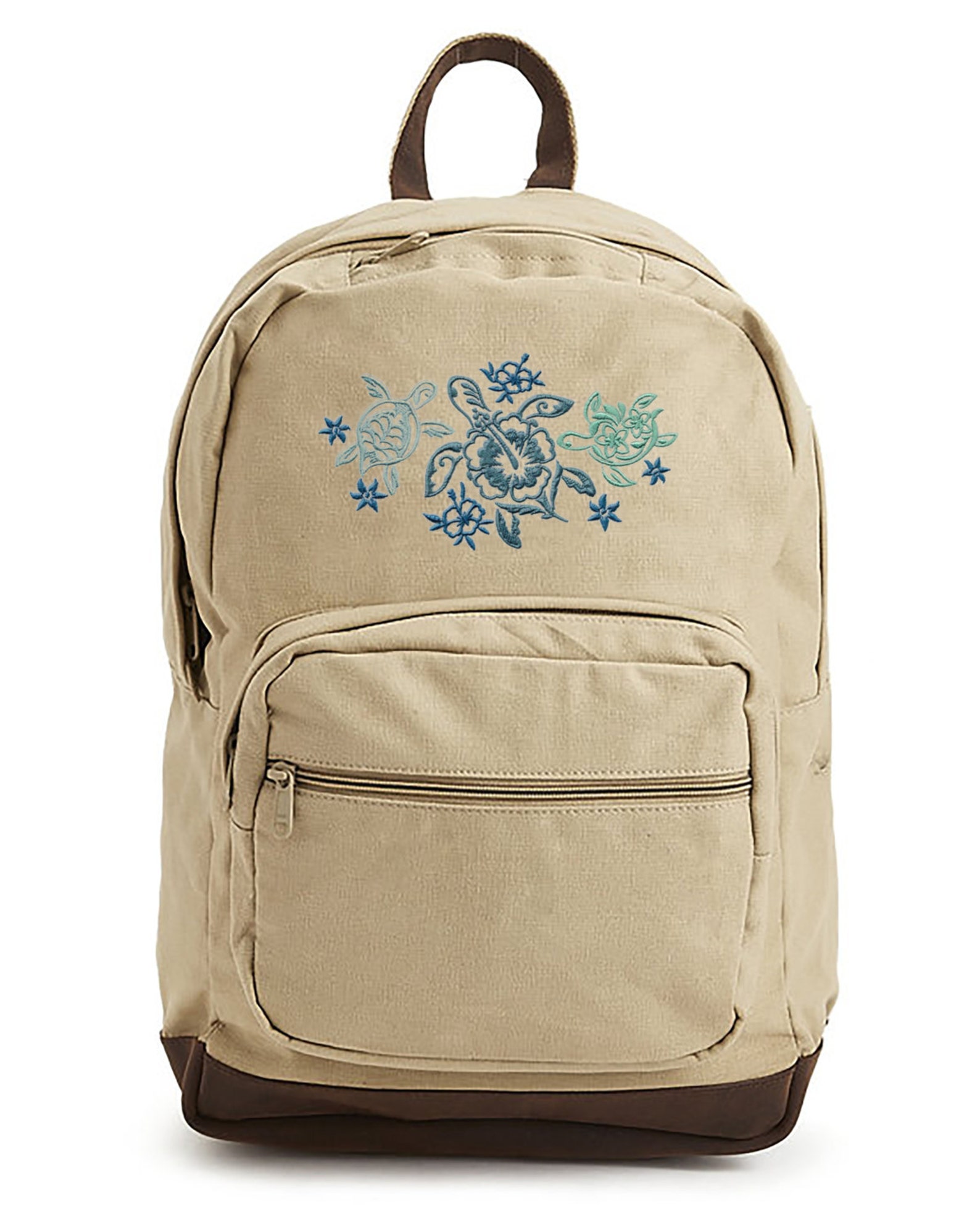 Sea Turtle Bookbag, Surfer Bag, Tropical Travel Bag, Turtle Trio With ...