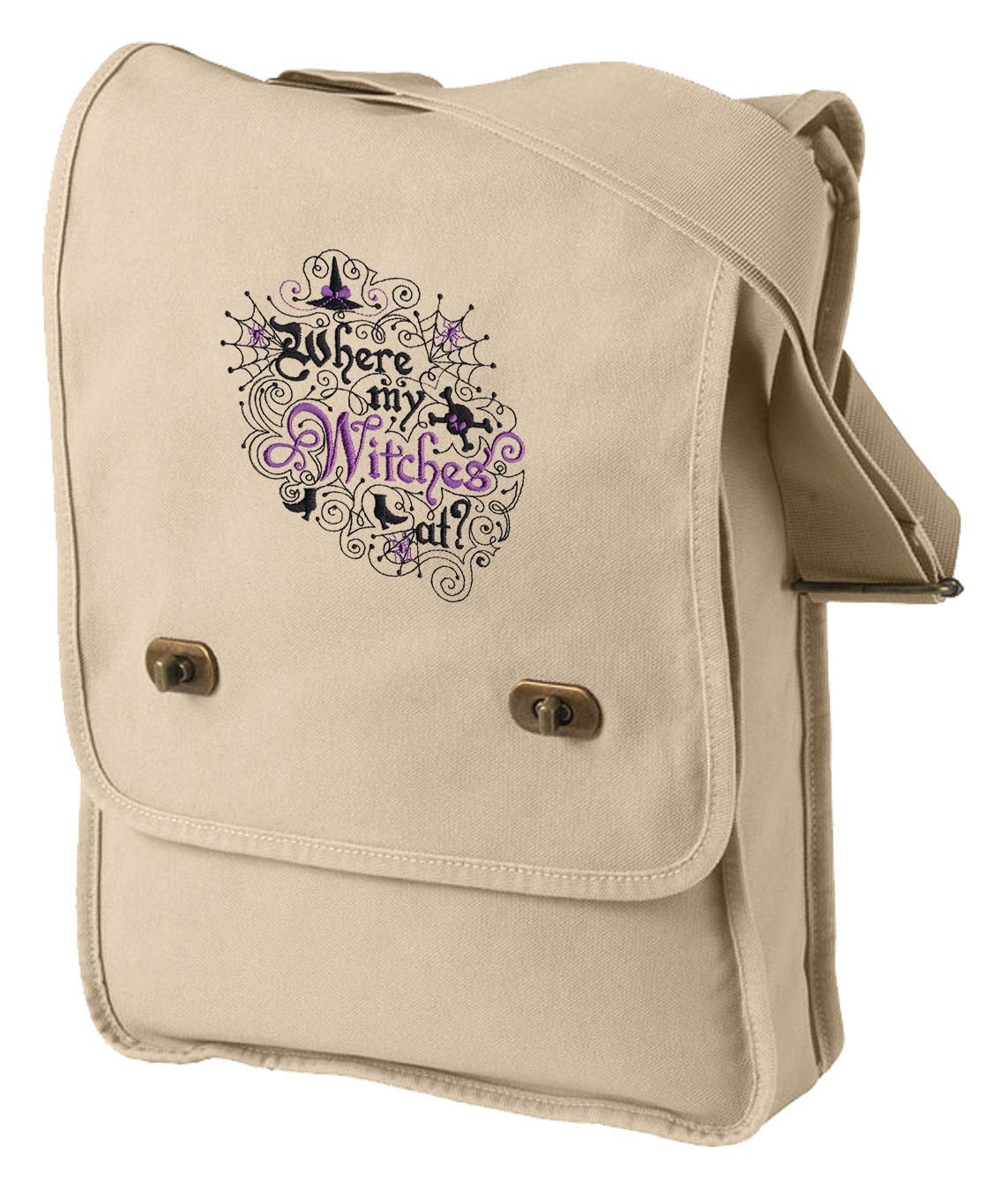 Witch Bag Halloween Bag Witch Field Bag Where My Witches at - Etsy