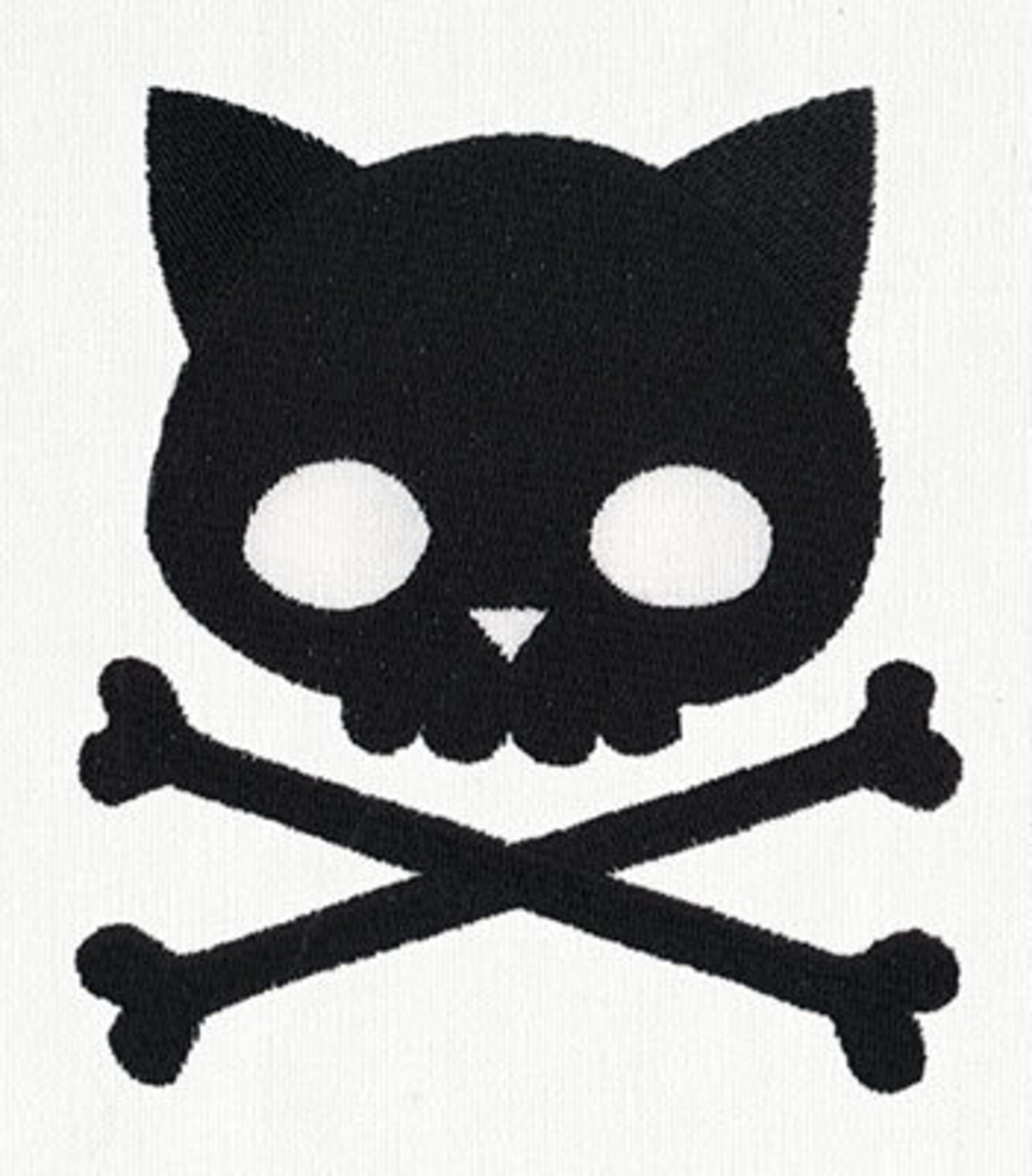 Punk Kitty Embroidered Canvas With Leather Accents Premium - Etsy