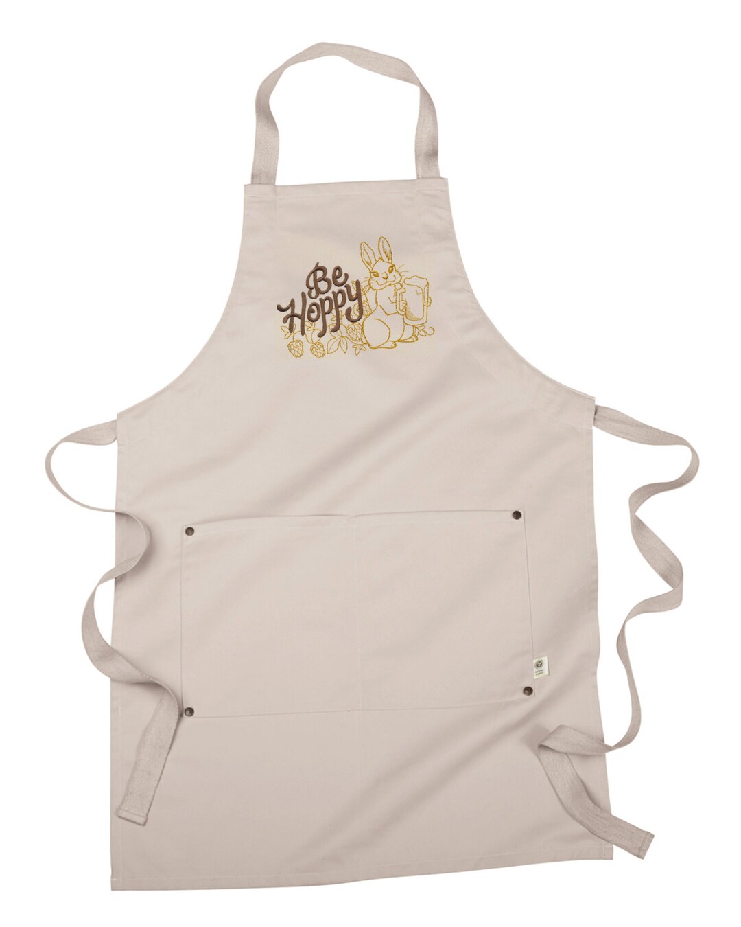 Beer Apron, Bunny Apron, Rabbit Apron, Brewing Apron, Be Hoppy ...