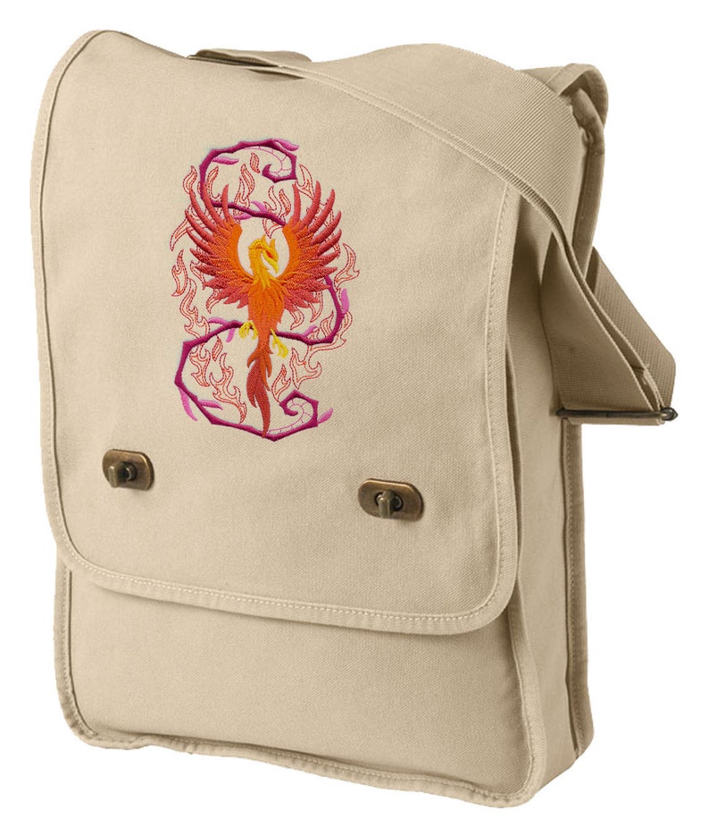 Phoenix Bag Phoenix Canvas Bag Phoenix Messenger Bag - Etsy