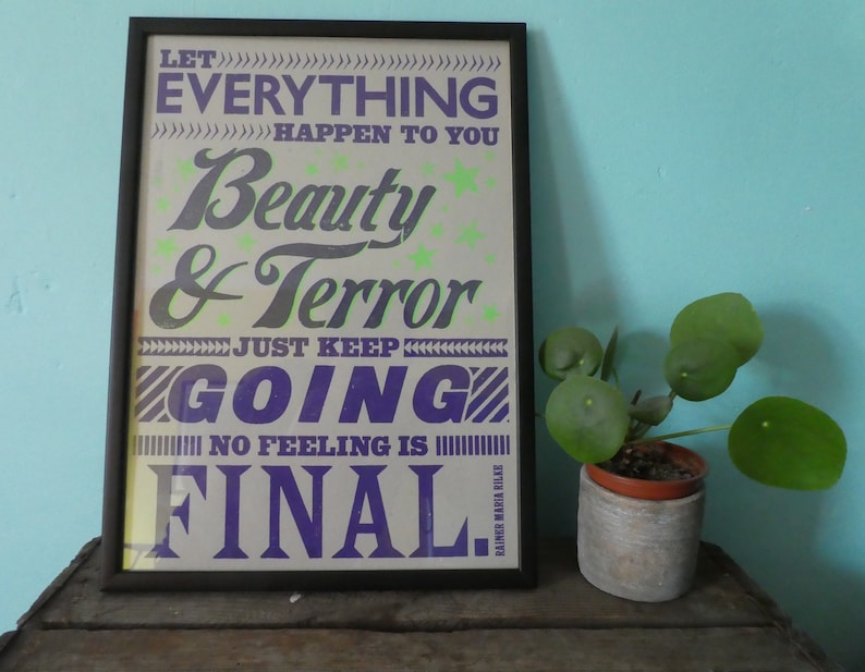 Rainer Maria Rilke JoJo Rabbit Film Quote Taika Waititi | Etsy