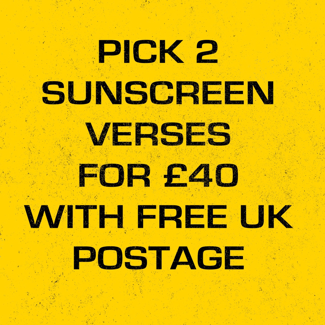 Sunscreen Lyric Screenprint Baz Luhrmann Lyrics Print - Etsy UK