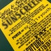 Sunscreen Lyric A3 Screenprint, Baz Luhrmann Lyrics Print, Sunscreen ...