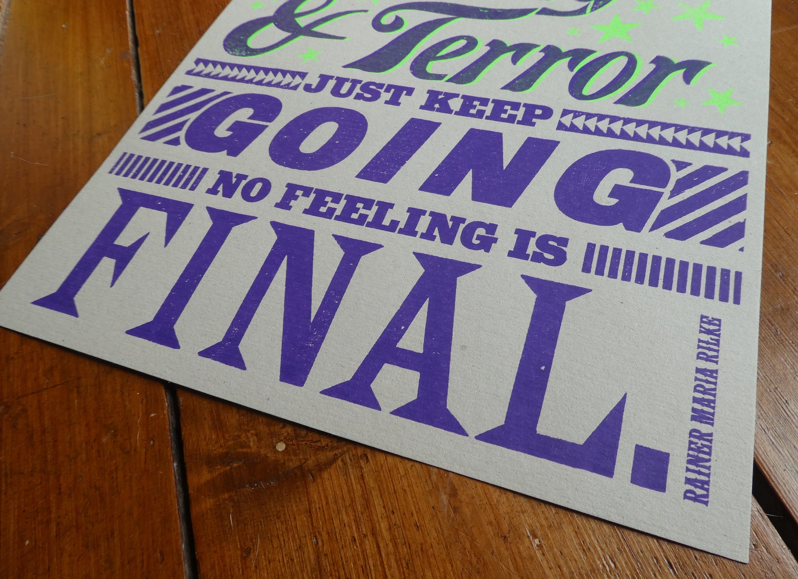 Rainer Maria Rilke Jojo Rabbit Film Quote Taika Waititi - Etsy UK