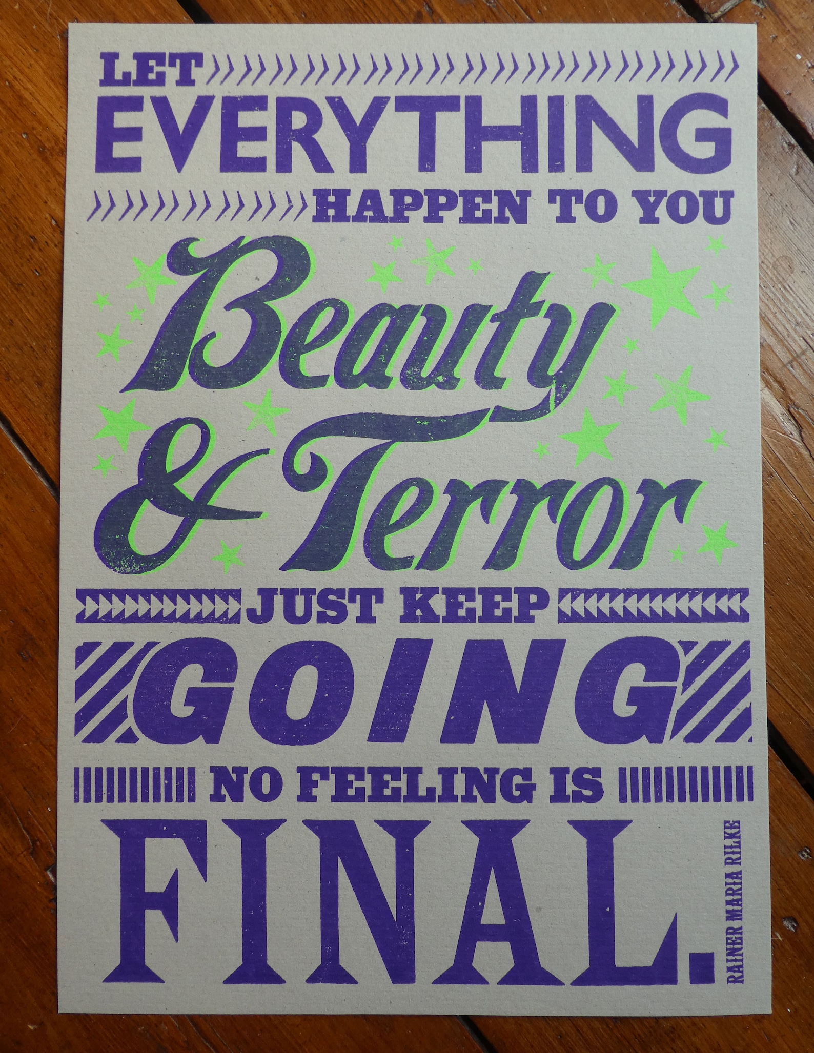 Rainer Maria Rilke Jojo Rabbit Film Quote Taika Waititi - Etsy UK