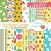Spring digital paper: Garden Scrapbook Paper | Etsy