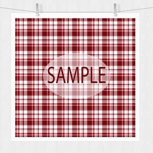 Red Plaid Digital Paper, Red Plaids, Printable Paper, Plaid Digital ...