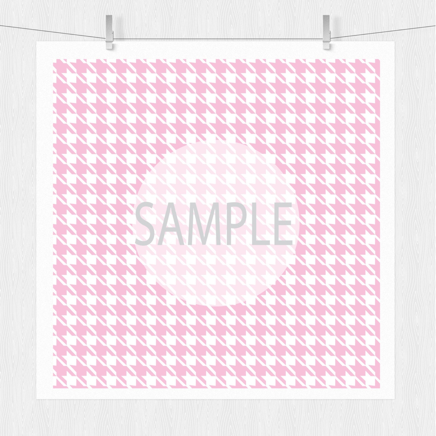 Houndstooth Digital Paper Pack: "pastel Houndstooth" Digital Scrapbook ...