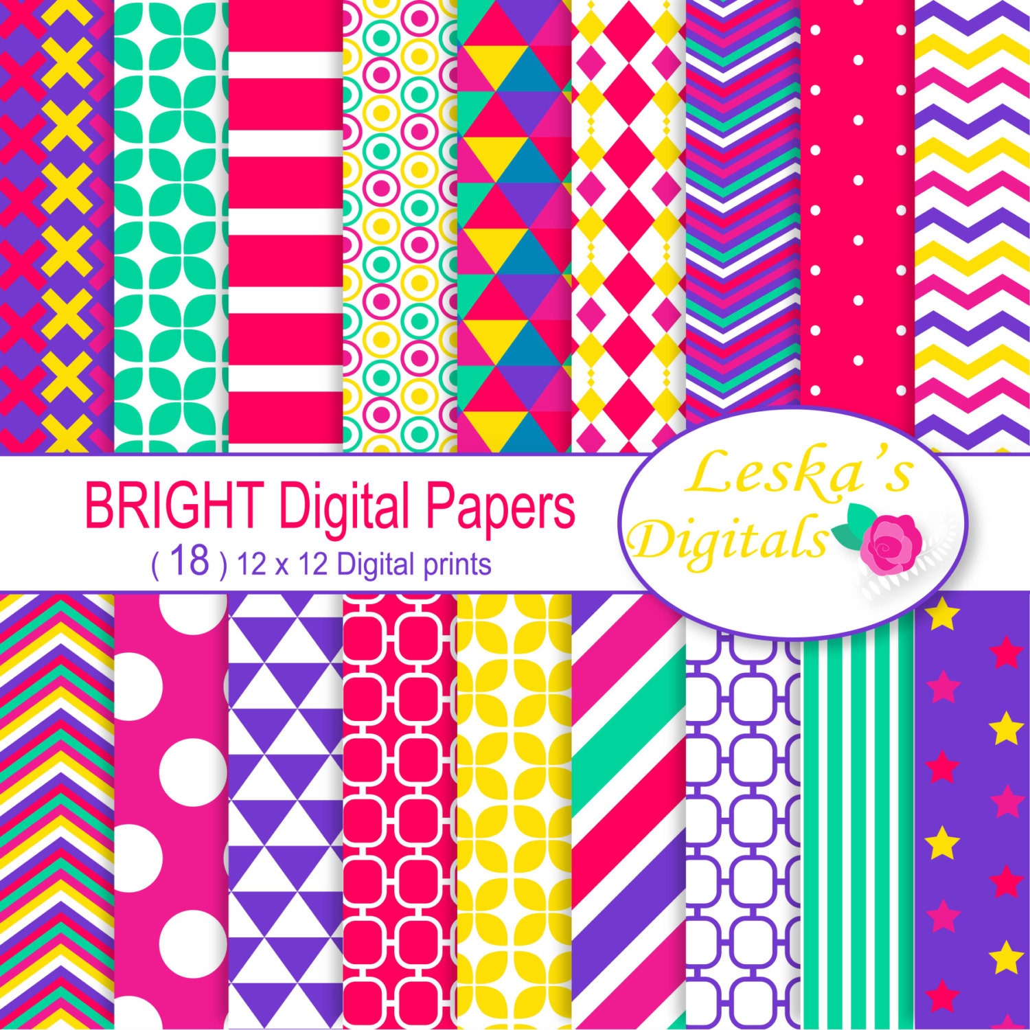 Bright Background Patterns