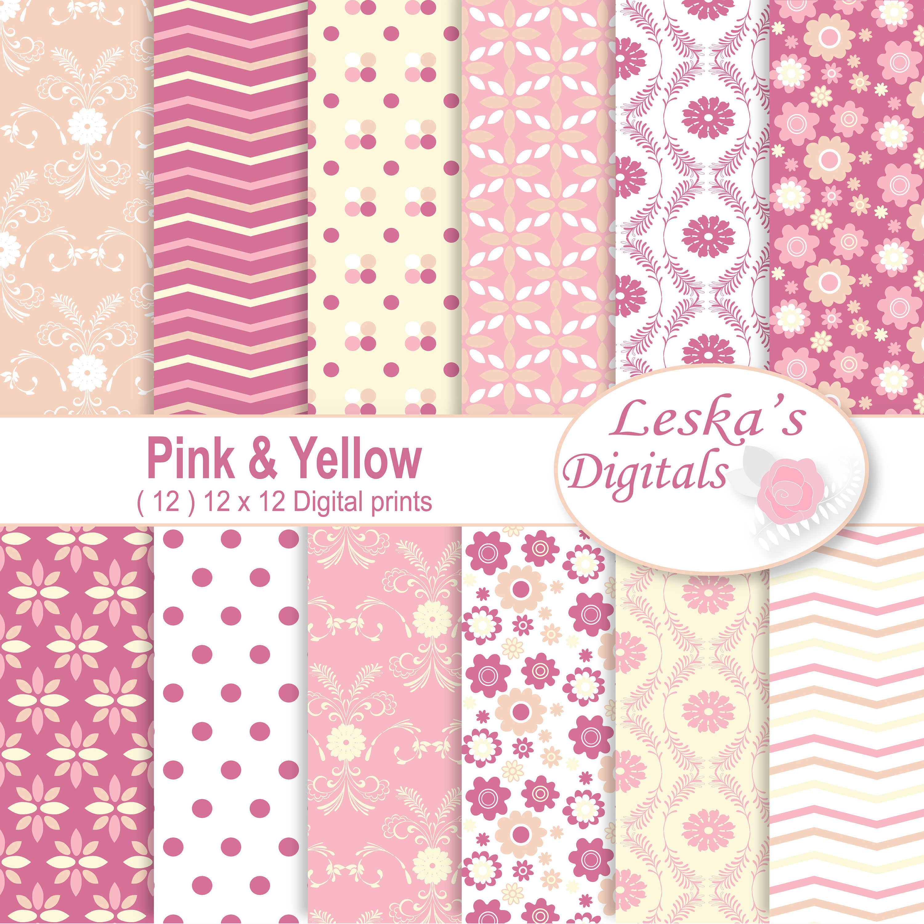 Pink Scrapbook Paper Patterns