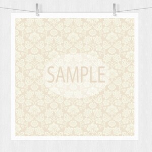 Beige Wedding Digital Paper, Wedding Patterns in Champagne & Ivory ...
