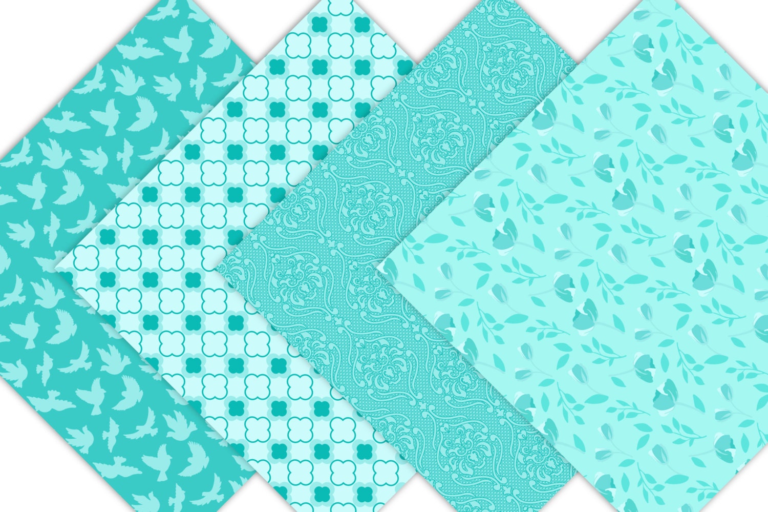 Wedding Digital Paper: "bridal Patterns" Wedding Digital Paper Patterns ...