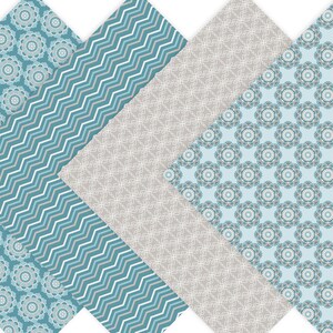 Mandala Digital Paper, Mandala Digital Paper Pack, Mandala Printables ...