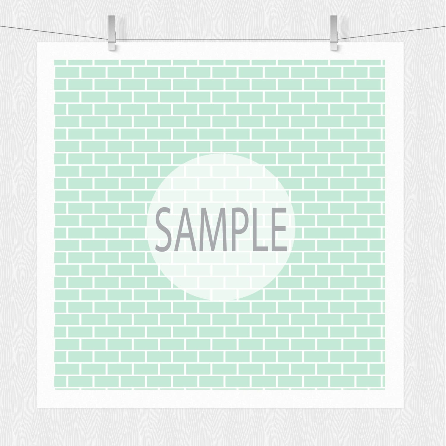 Mint digital paper MINT green scrapbook paper pack Digital | Etsy