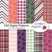 Fall Scrapbook Papers, Scrapbook Autumn Patterns, Fall Digital Paper ...