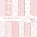 Pink Damask Digital Scrapbook Paper "rose Quartz" Damask Patterned ...