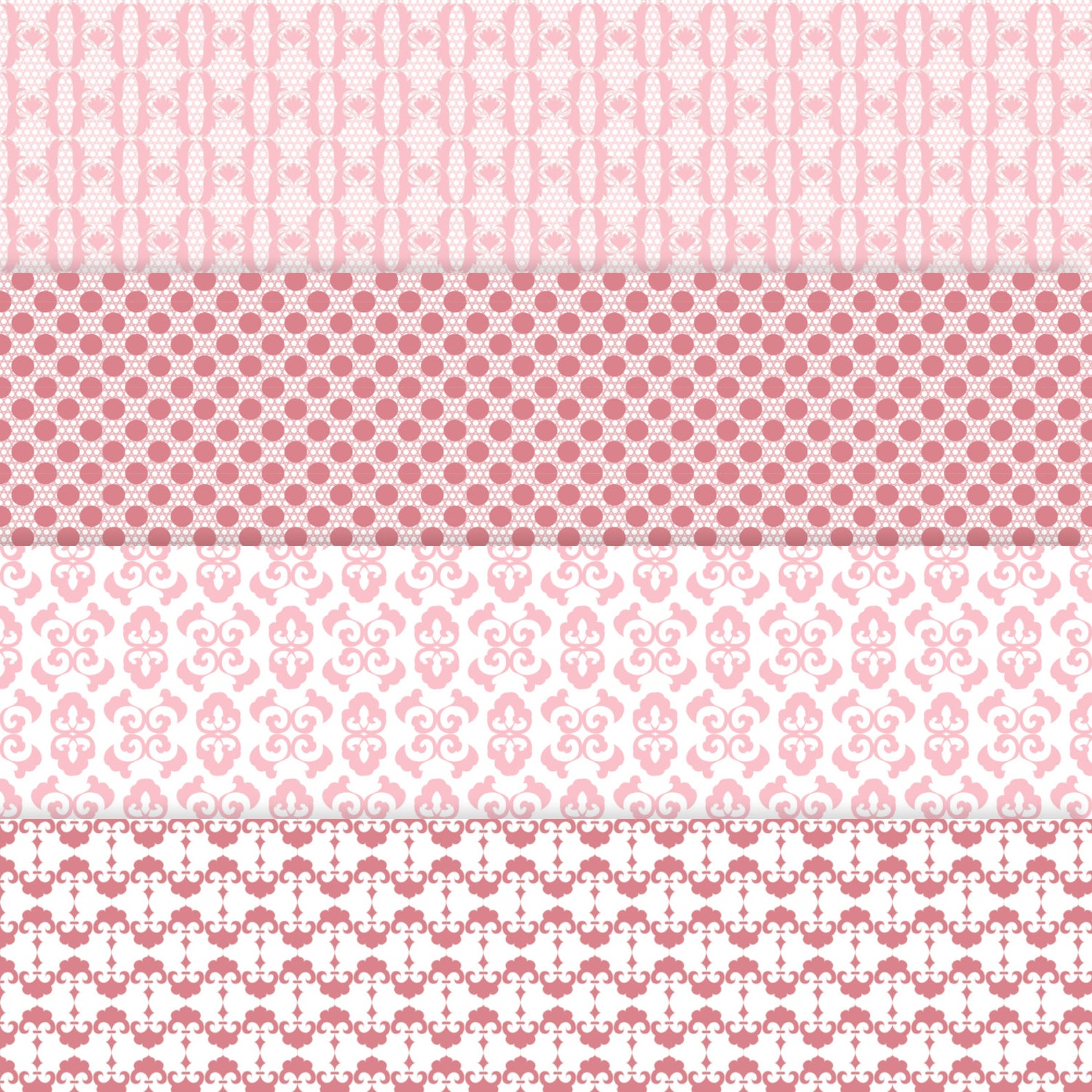 Pink Digital Paper: pink Scrapbook Paper Pink - Etsy