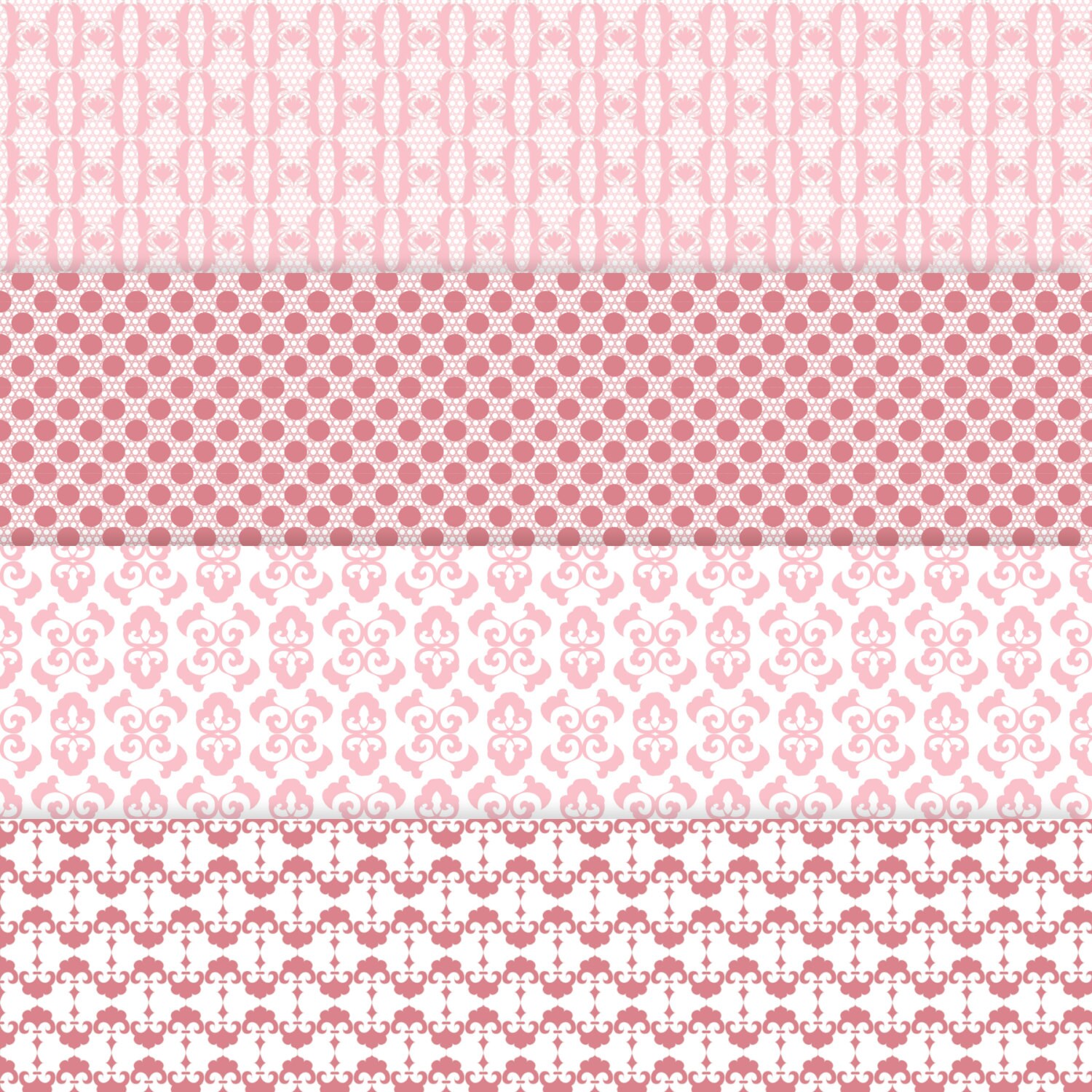 Pink Digital Paper: pink Scrapbook Paper Pink - Etsy