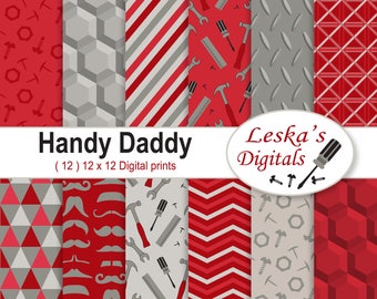 Digital Paper Camping With Dad Father's Day Outdoors - Etsy
