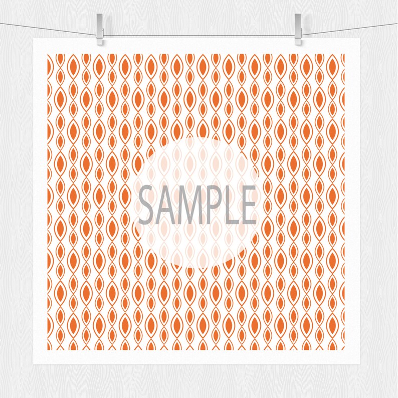Orange digital paper Orange scrapbook paper Commercial use | Etsy