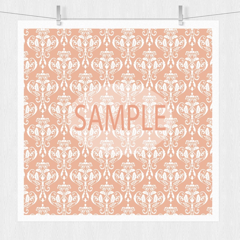 Damask Digital Paper Pack Rainbow Bundle Patterned Paper Pack - Etsy