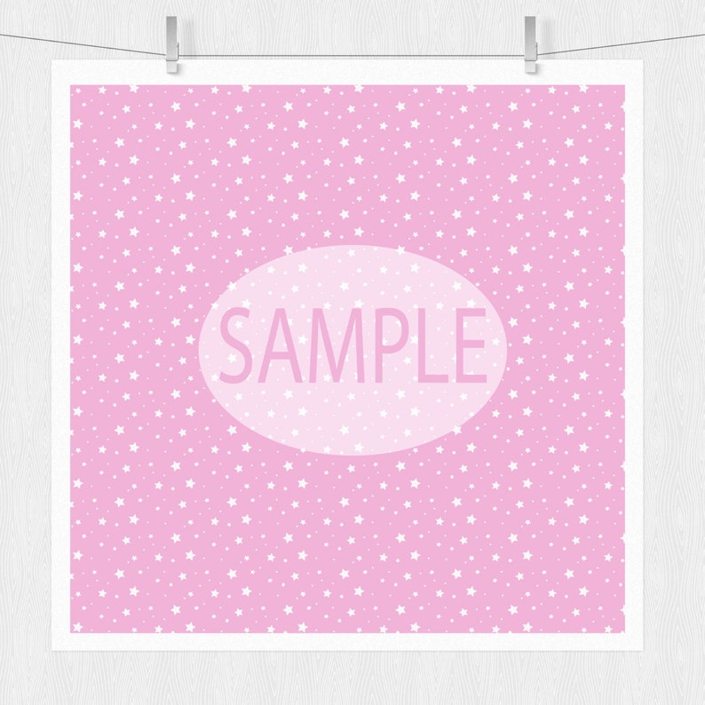 Stars Digital Paper Pastel Stars Digital Scrapbook Paper - Etsy