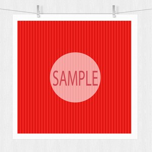 Red Digital Paper, Red Polka Dots & Stripes Scrapbook Paper, Red ...
