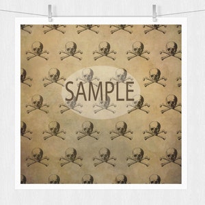 Digital Halloween Papers, "halloween Backgrounds" Skulls, Crossbones ...
