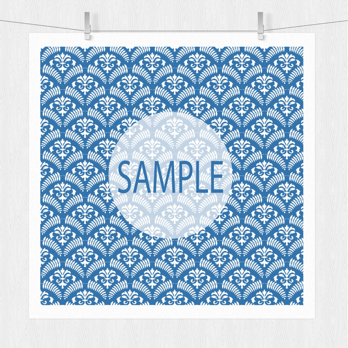 Blue Digital Paper Pack, "blue Patterns" Chevron Digital, Polkadots ...
